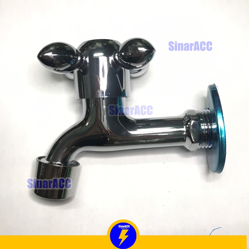 Jual Kran tembok stainless ALIR kran air tembok 1/2 keran air keran ...