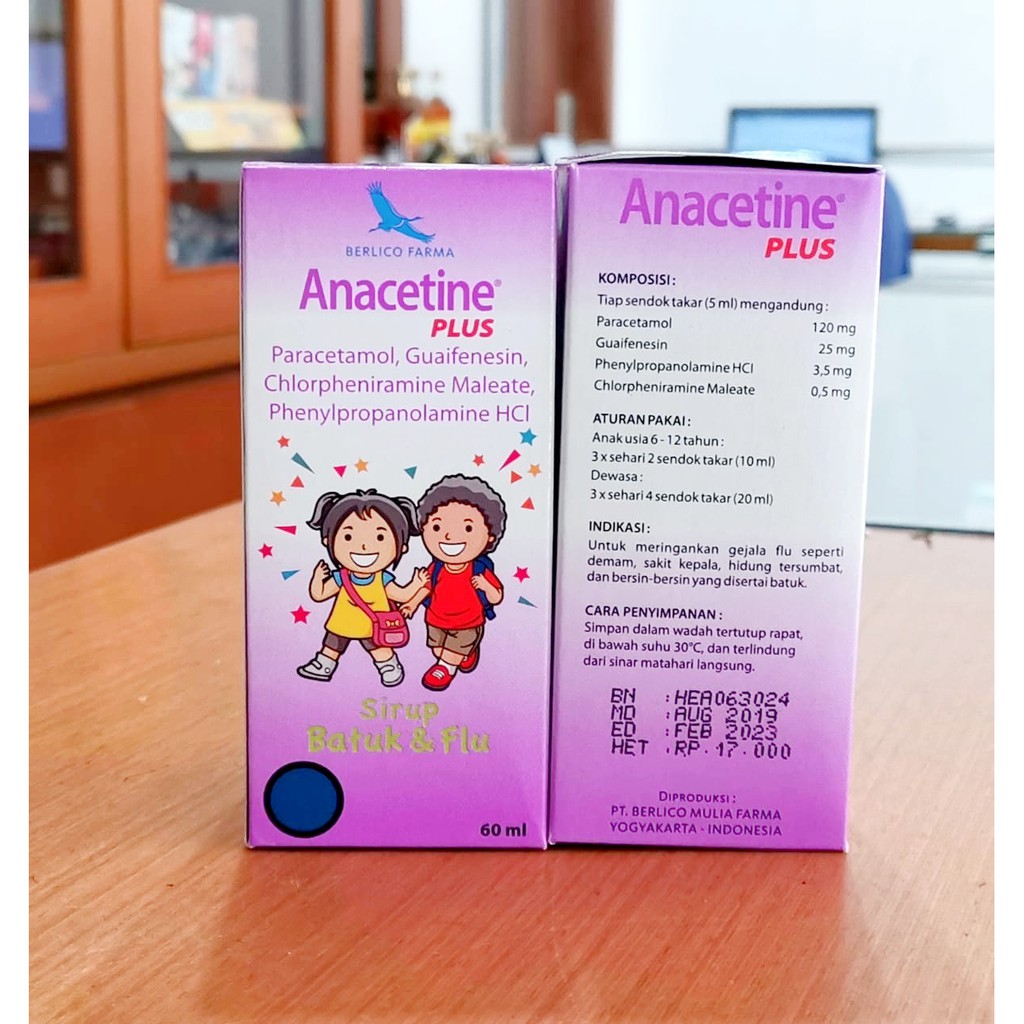 Jual Anacetine Plus Syrup 60 ml | Shopee Indonesia