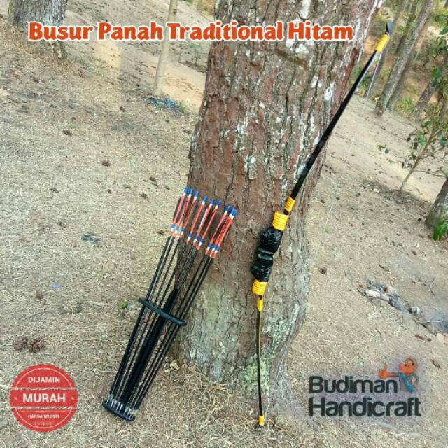 Jual Busur Panah Traditional warna Hitam Indonesia|Shopee Indonesia
