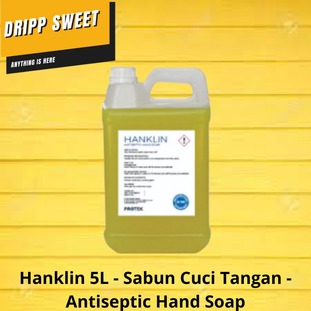 Jual Hanklin 5L - Sabun Cuci Tangan - Antiseptic Hand Soap Indonesia ...