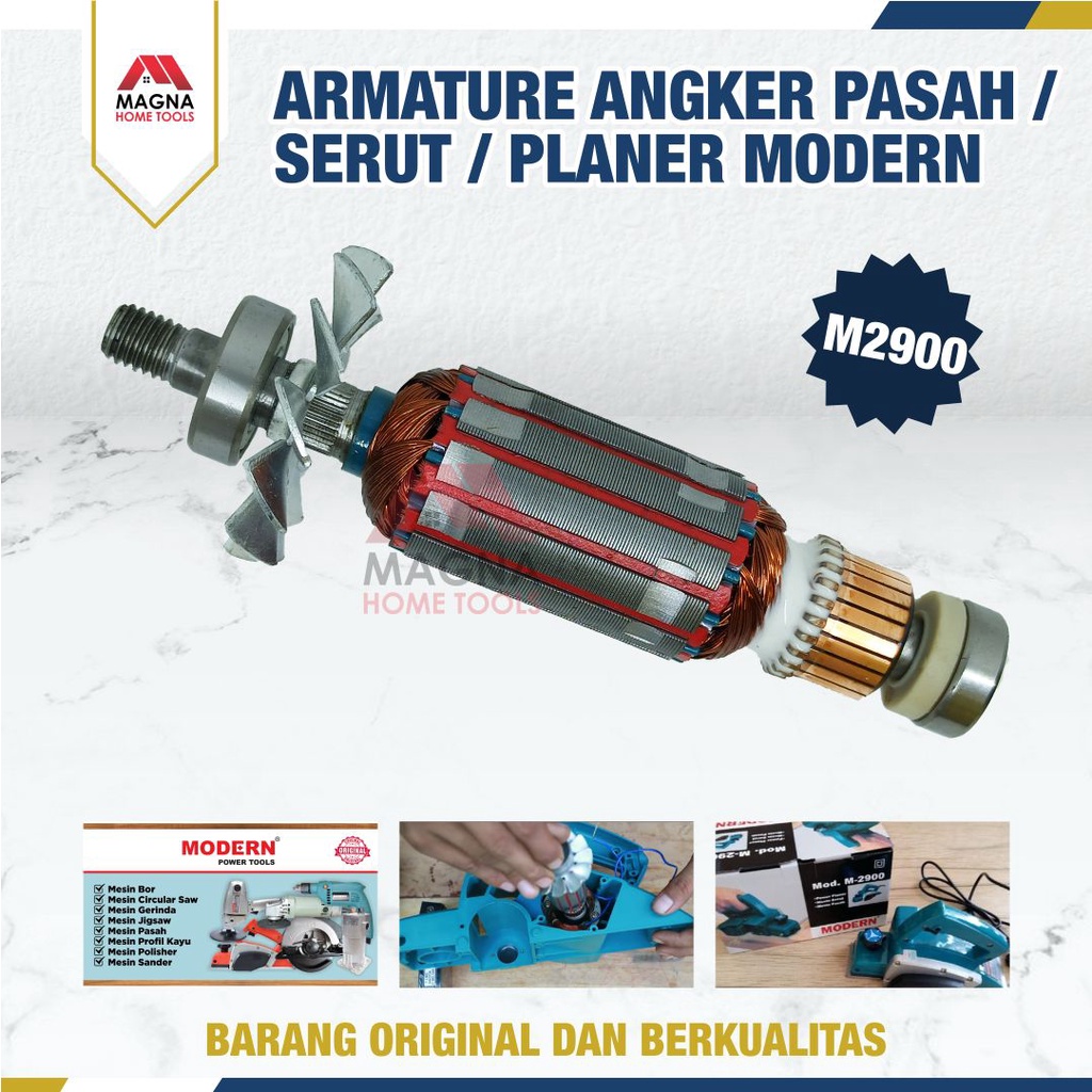 Jual ARMATURE ANGKER MESIN PLANER MODERN M2900 | Shopee Indonesia