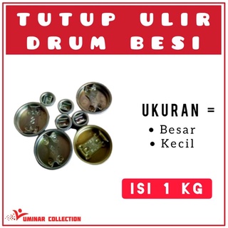 Jual (Isi 1 KG) Tutup Drum Besi | Tutup Ulir Drum Besi Bekas Sepasang ...
