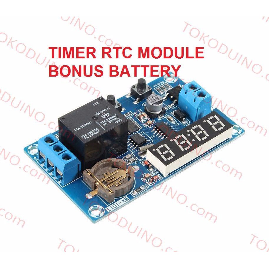 Jual DIGITAL CLOCK TIMER DELAY MODULE WITH RTC FOR AUTOMATION CONTROL ...