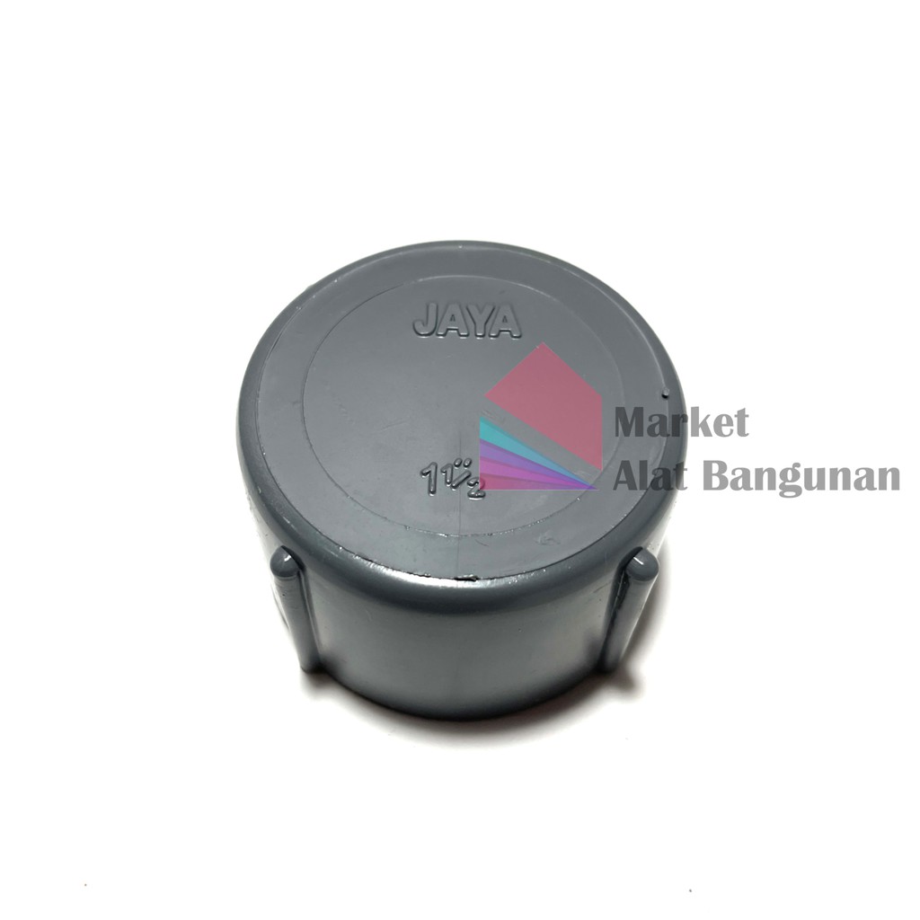 Jual Dop 1 1/2" PVC JAYA / Tutup Pipa Paralon 1 1/2 Inci / Dof Pipa 1 1 ...