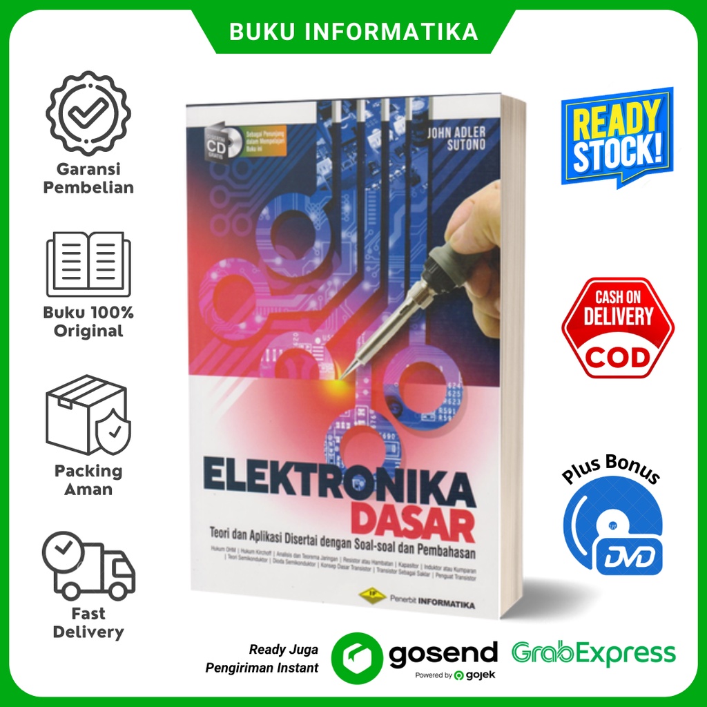 Jual Buku Elektronika Dasar (Teori & Aplikasi Disertai Dengan Soal-Soal ... Jual Buku Elektronika Dasar (Teori & Aplikasi Disertai Dengan Soal-Soal ...