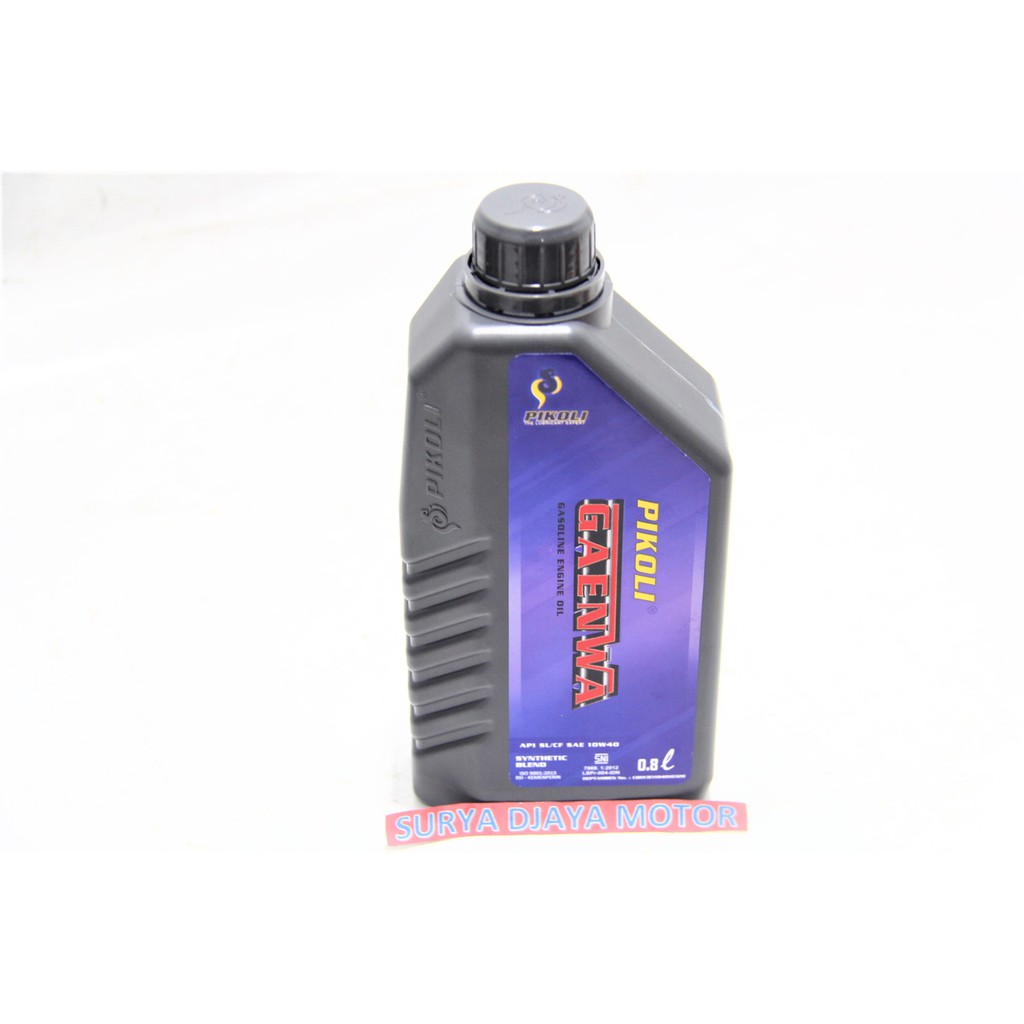 Jual Oli Pikoli Oli Pikoli 4T Gaenwa Synthetic Blend 10w40 800 ml ... Jual Oli Pikoli Oli Pikoli 4T Gaenwa Synthetic Blend 10w40 800 ml ...
