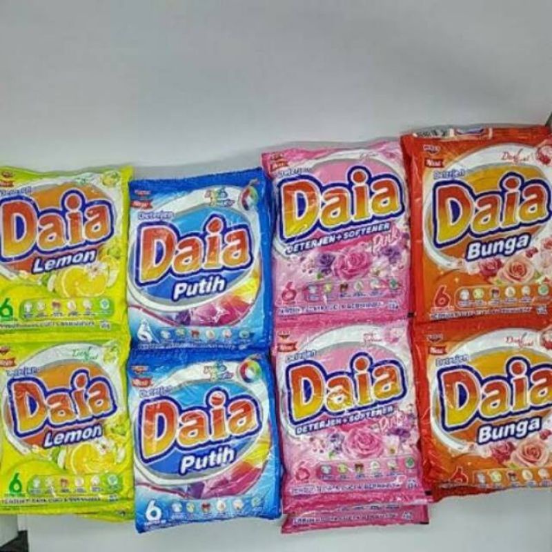 Jual Sabun Cuci Daia 1 Renteng Isi 12 Sachet Indonesia Shopee Indonesia