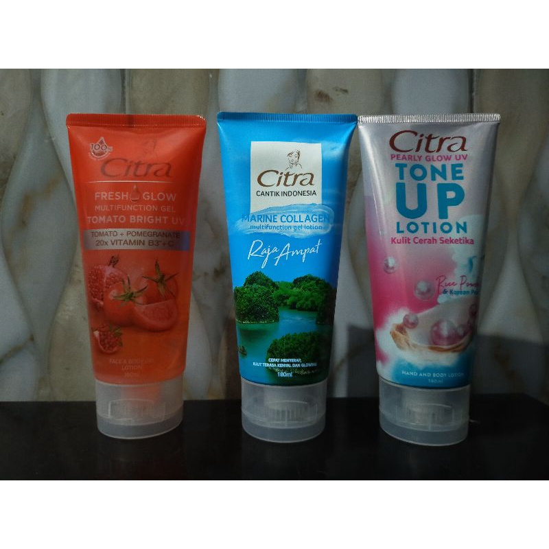 Jual CITRA FRESH GLOW MULTIFUNCTION GEL LOTION 180ML | Shopee Indonesia