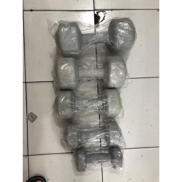 Jual Barbel Plastic/ Dumbell Plastic 2KG merk HERCULES BAGUS | Shopee ...