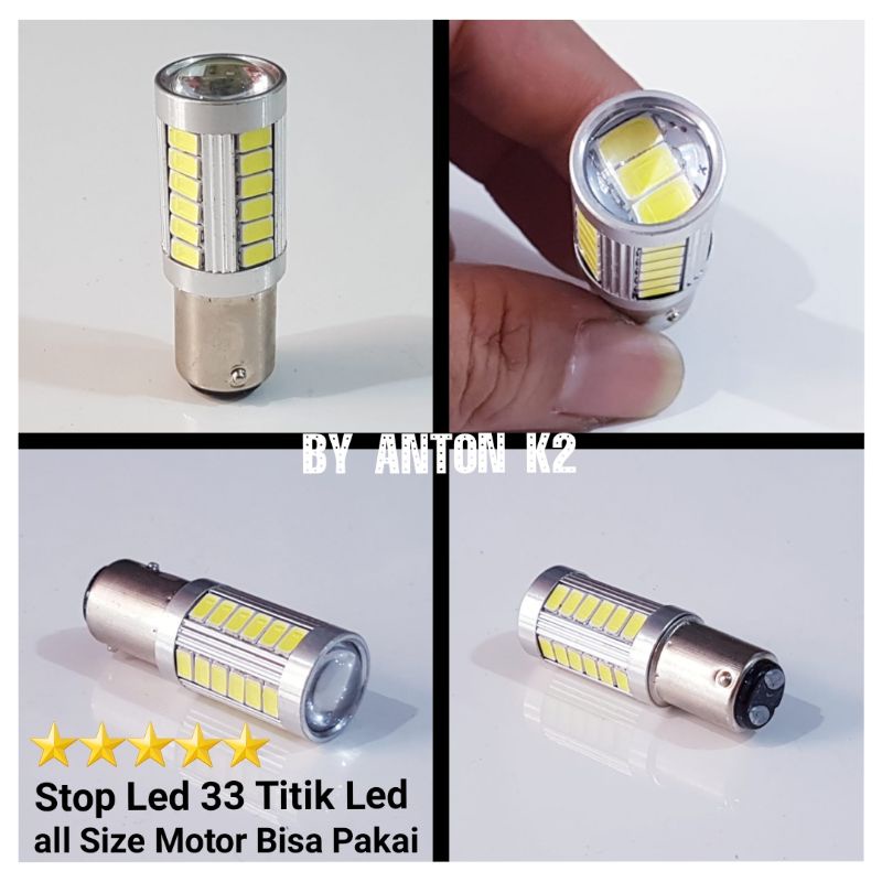 Jual LAMPU STOP LED MOTOR/BOLAM LED LAMPU BELAKANG REM MOTOR VARIASI ...