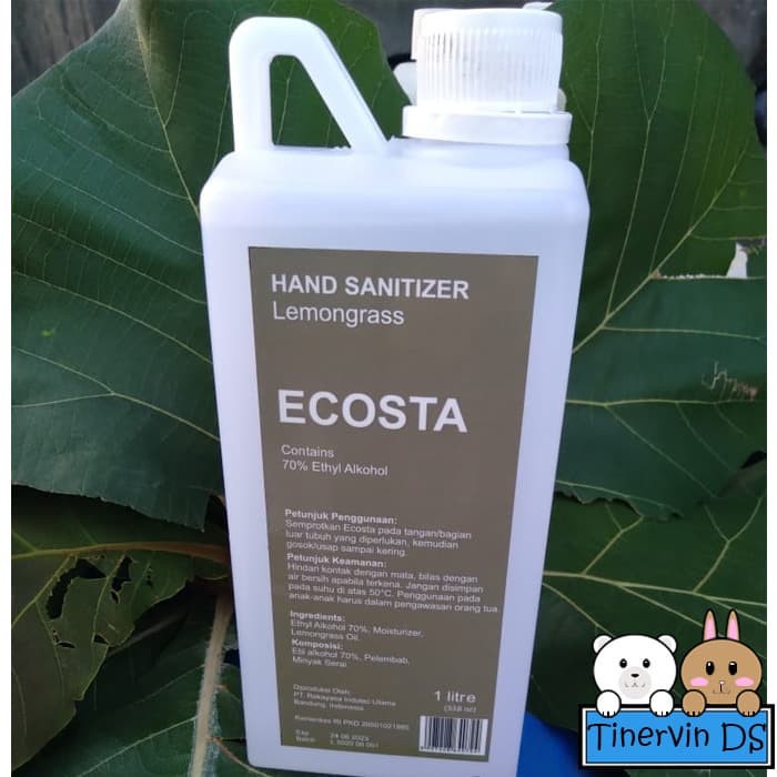 Jual ECOSTA HAND SANITIZER LEMONGRASS / SEREH / SERAI JERIGEN 1 LITER ...