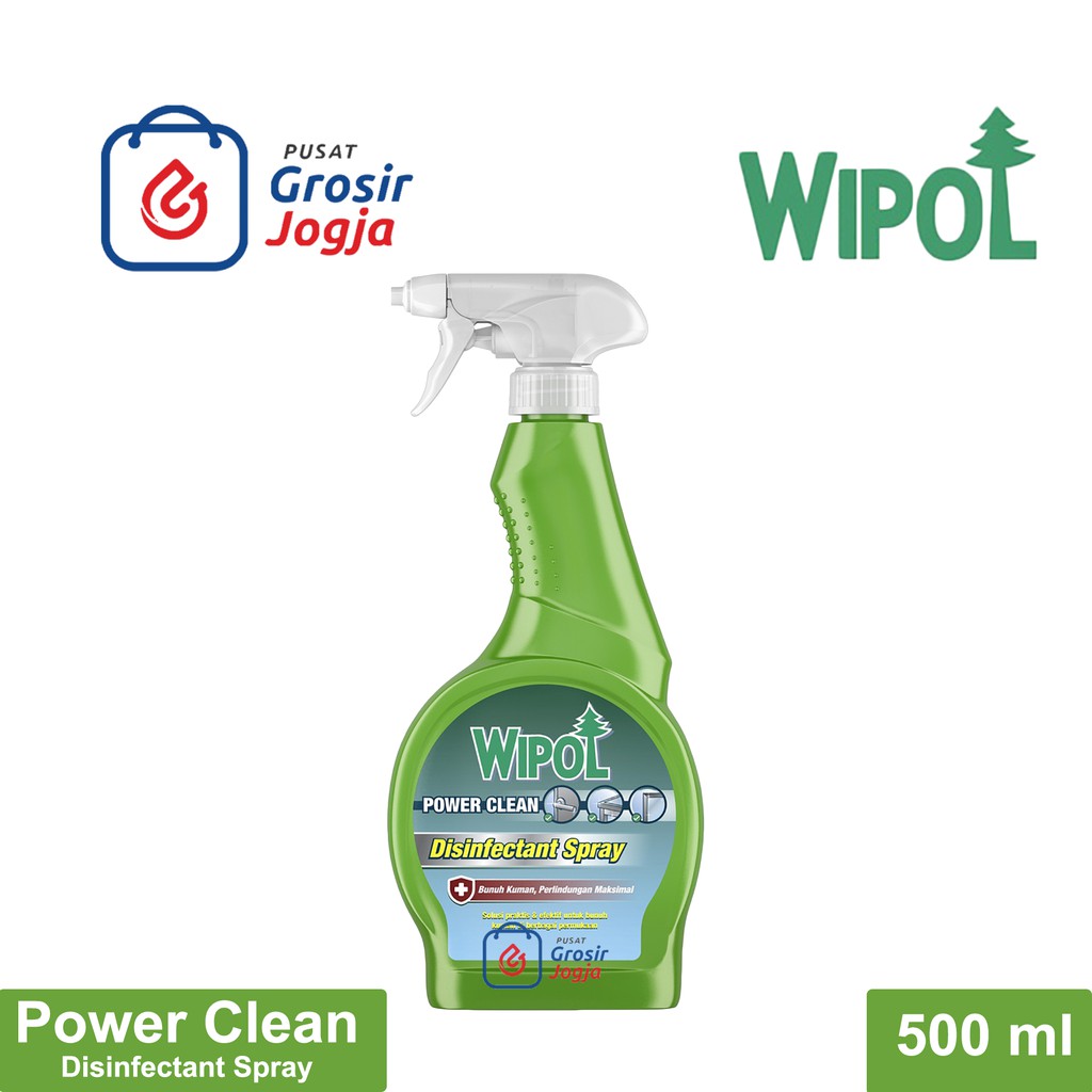 Jual Wipol Power Clean Disinfectant Spray Desinfektan Semprot Pembersih ...