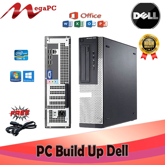 Jual PC Build Up Dell - Core i5 - Ram 4GB - SSD 128GB Indonesia|Shopee ...