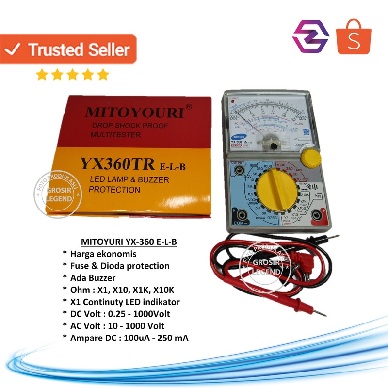 Jual Multitester avometer analog Yx 360 Trn | Shopee Indonesia