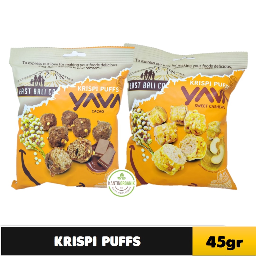 Jual KRISPI PUFF YAVA - MENTE MANIS - COKELAT 45 gram | Shopee Indonesia