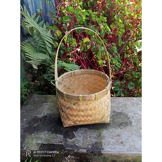 Jual Tumbu bambu bertangkai/Tumbu bambu cangking/tempah parsel/wadah ...