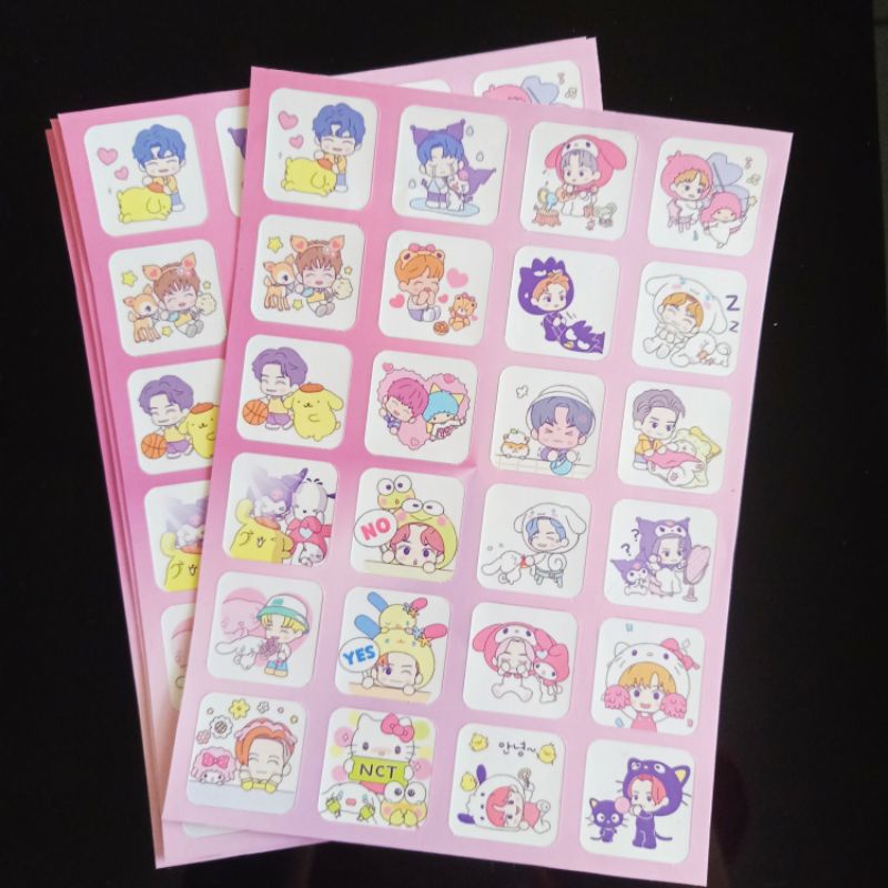 Jual STICKER UN-OFFICIAL NCT SANRIO | Shopee Indonesia