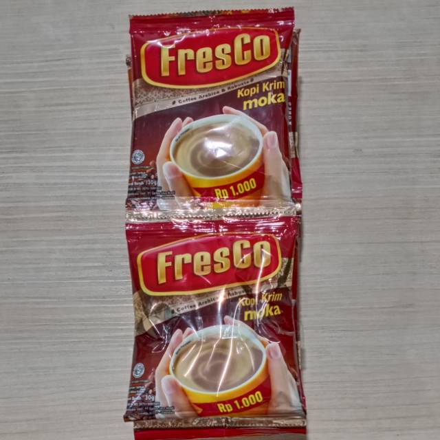 Jual FRESCO KOPI KRIM MOKA / KOPI RASA MOKA / FRESCO (1 RENTENG ISI 12 ...