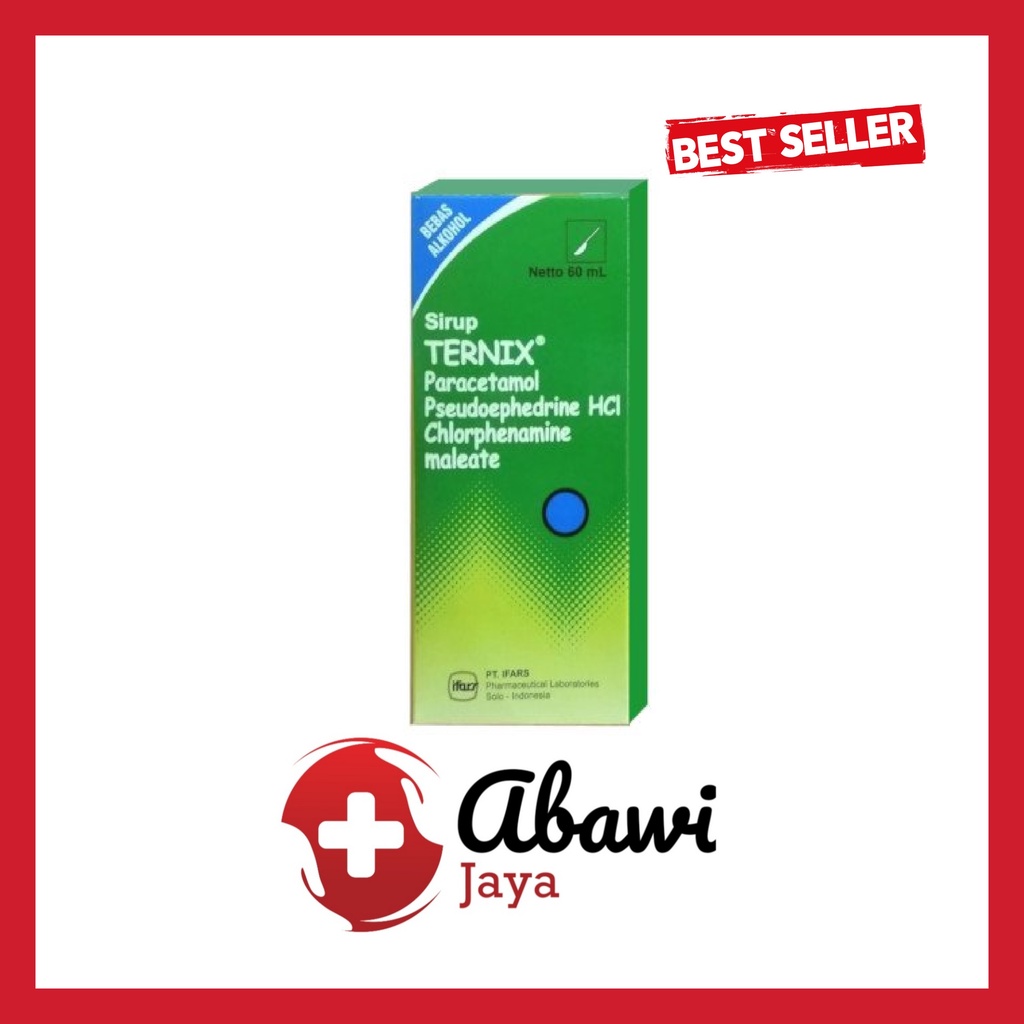 Jual [AB] Ternix Sirup 60 ml / TERNIX SYRUP / TERNIX HIJAU | Shopee ...