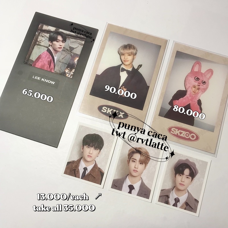 Jual photocard straykids frame inlife lee know pola skz-x skzoo jeongin ...