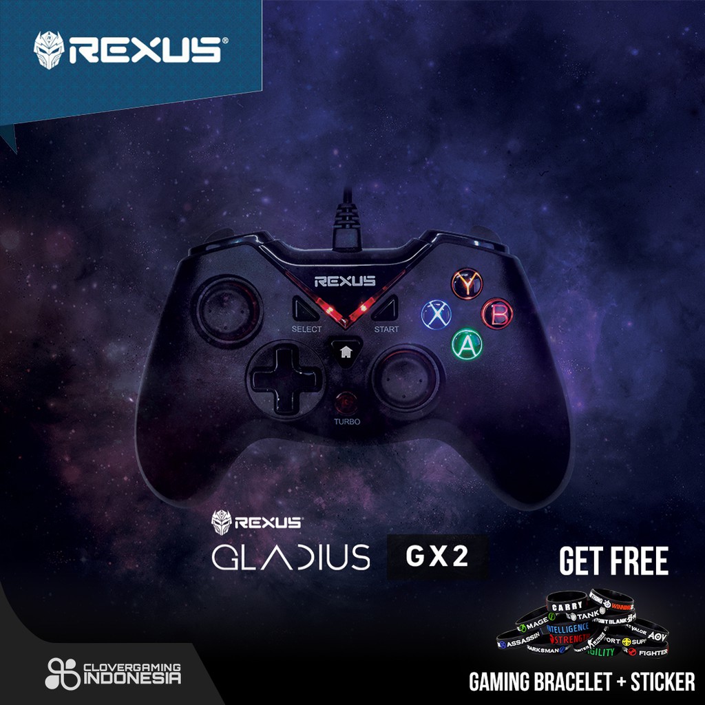Rexus Gamepad - GX2 Controller Game | Shopee Indonesia
