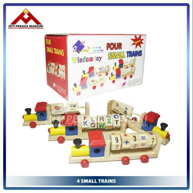 Jual IPMToys - Kereta Api Huruf & Angka / Four Small Trains - Mainan ...