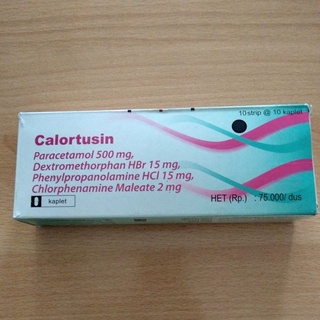 Jual CALORTUSIN TABLET/OBAT FLU DAN BATUK | Shopee Indonesia