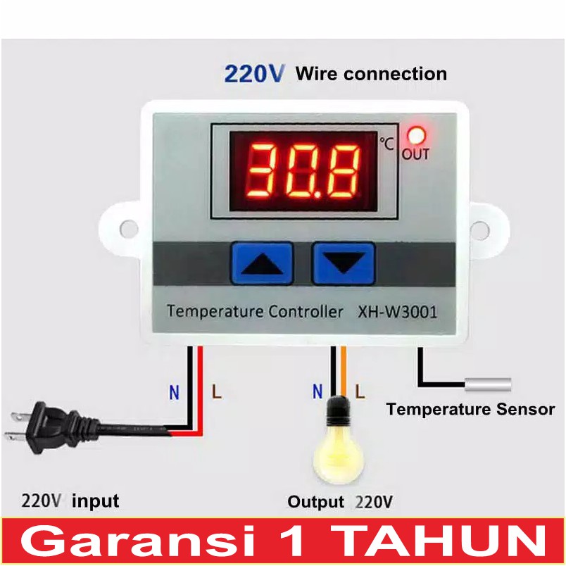 Jual Thermostat / Termostat Temperature Control/ Controller / Kontrol ...