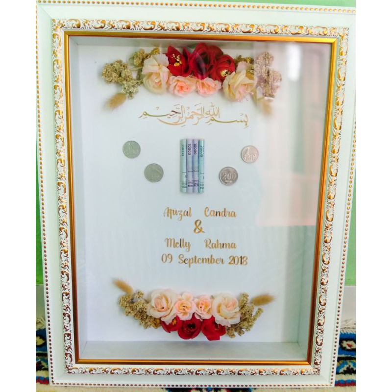 Mahar Nikah / Mahar Bingkai cantik 30x40cm | Shopee Indonesia