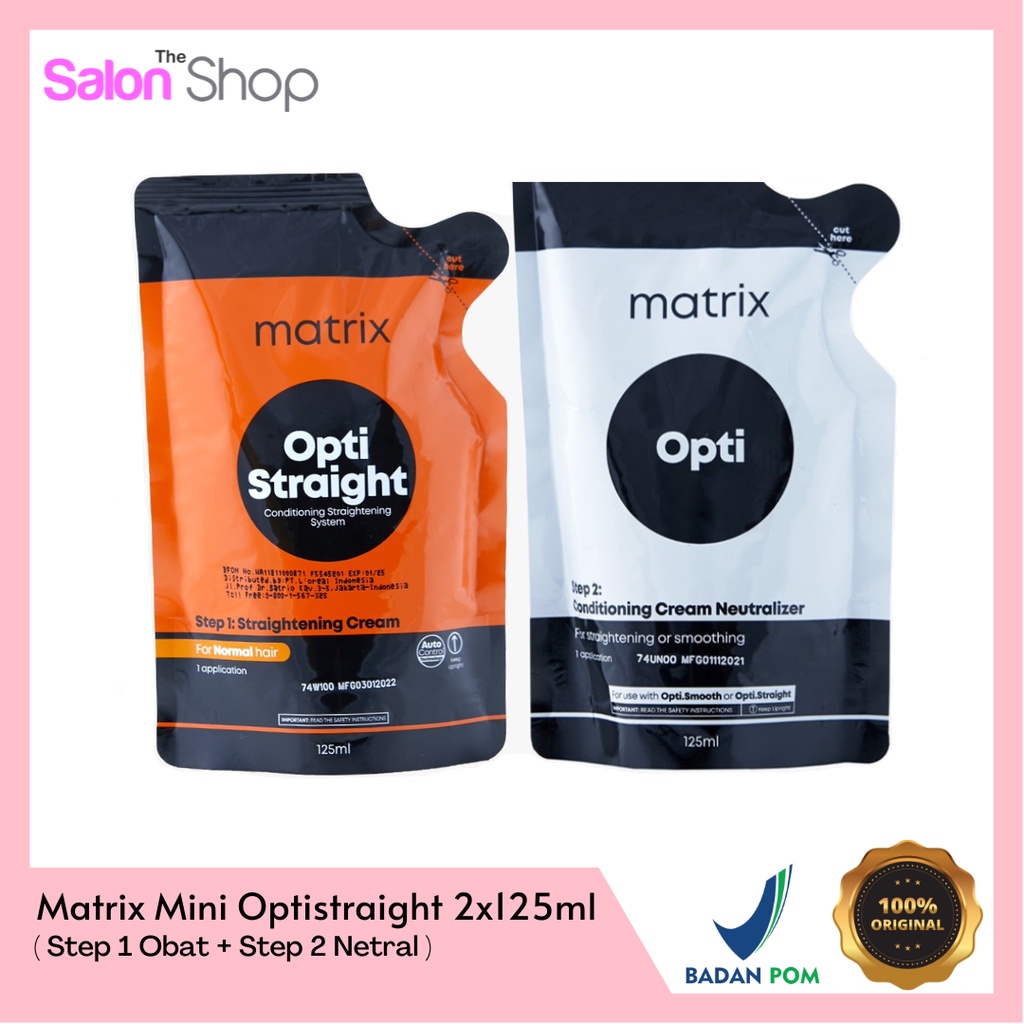 Jual Matrix Mini Opti Straight 125ml X 2 Matrix Smoothing Matrix Obat 