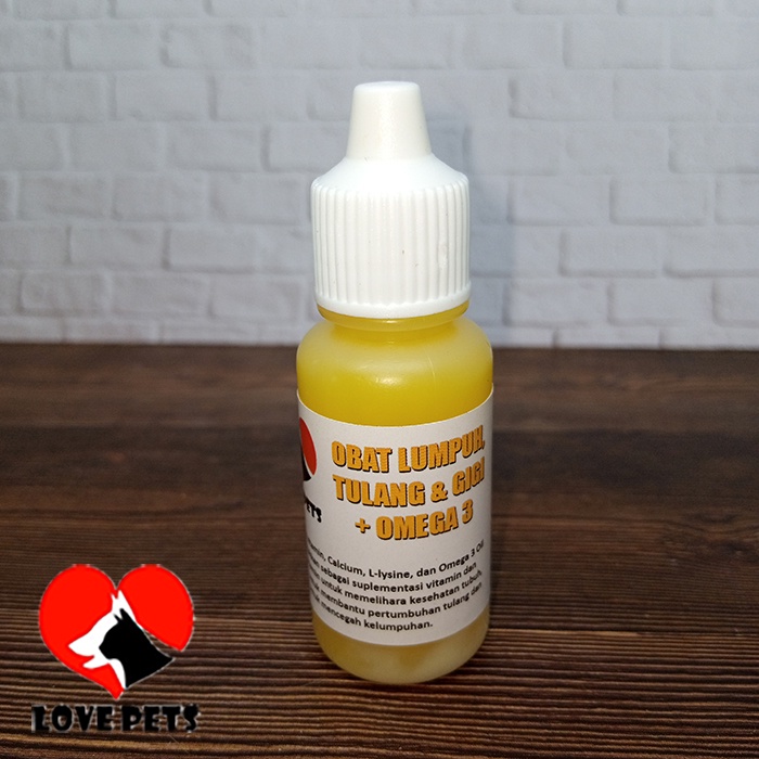 Jual Obat Pertumbuhan Tulang & Gigi, Mencegah Lumpuh + Omega 3 - 20 ml ...