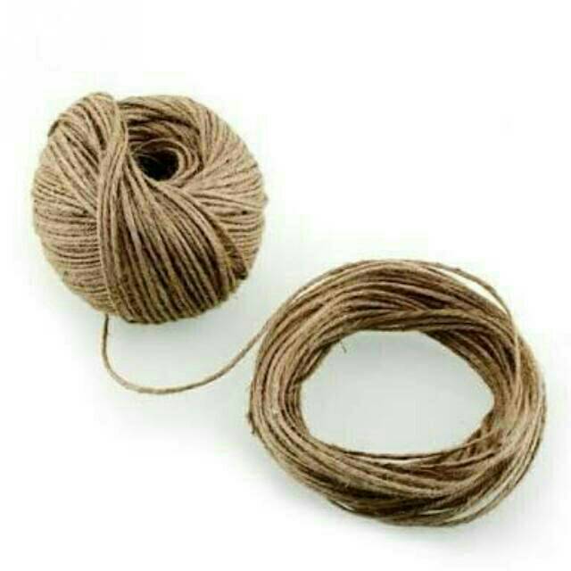 Jual HARGA PER METER Tali Rami Jute Ribbon Tali Polaroid Benang Rami ...