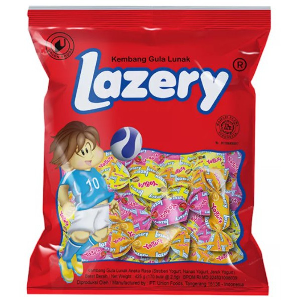 Jual Permen Lunak Lazery Rasa Buah & Yogurt 425g / Yoghurt Fruit Candy ...