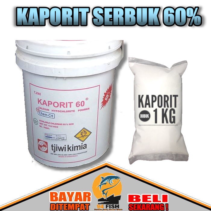 Jual KAPORIT SERBUK 60% REPACK 1 KG Indonesia|Shopee Indonesia