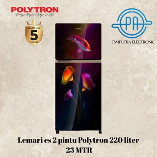 Jual KULKAS 2 PINTU POLYTRON PRO 23MOW / 23MOB / 23MTR POLYTRON 23M ...