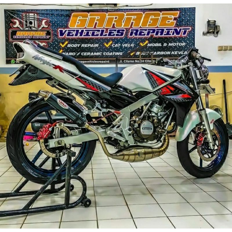 Modifikasi Ninja Putih L