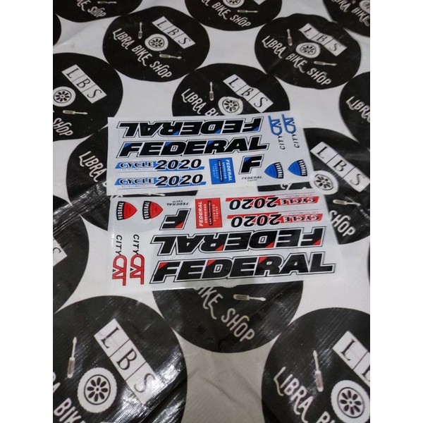 Jual SATU LEMBAR FEDERAL STICKER STIKER SEPEDA RANDOM MIX | Shopee ...