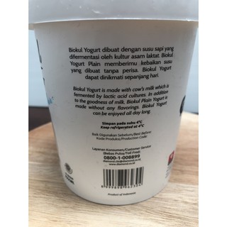 Yogurt Biokul Stirred Plain 1Liter Diamond, 1000 ml , Rasa Plain ...
