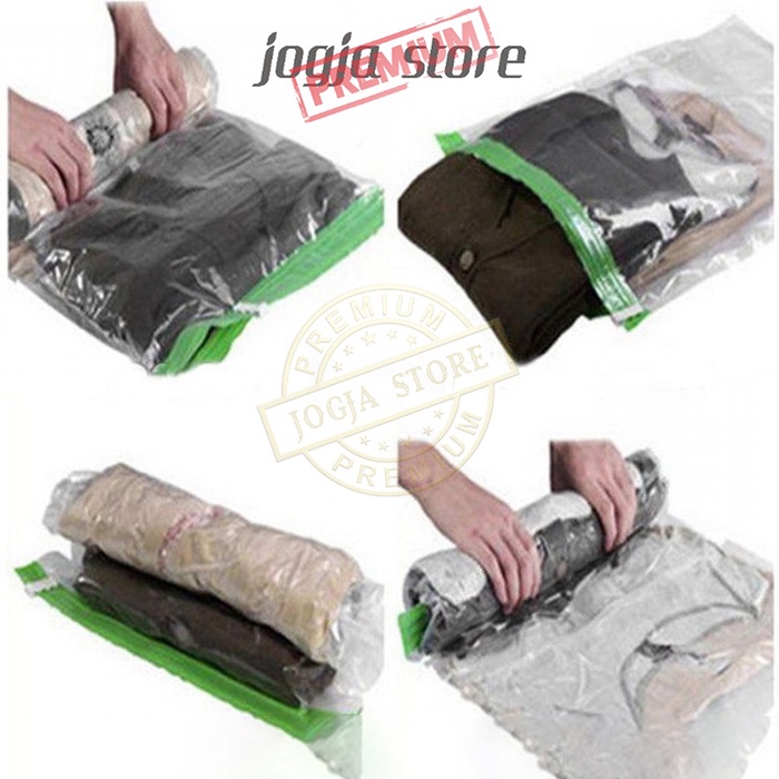 Jual Tas Packing Vacuum Baju-Pakaian Travel Organizer Plastik Vakum ...