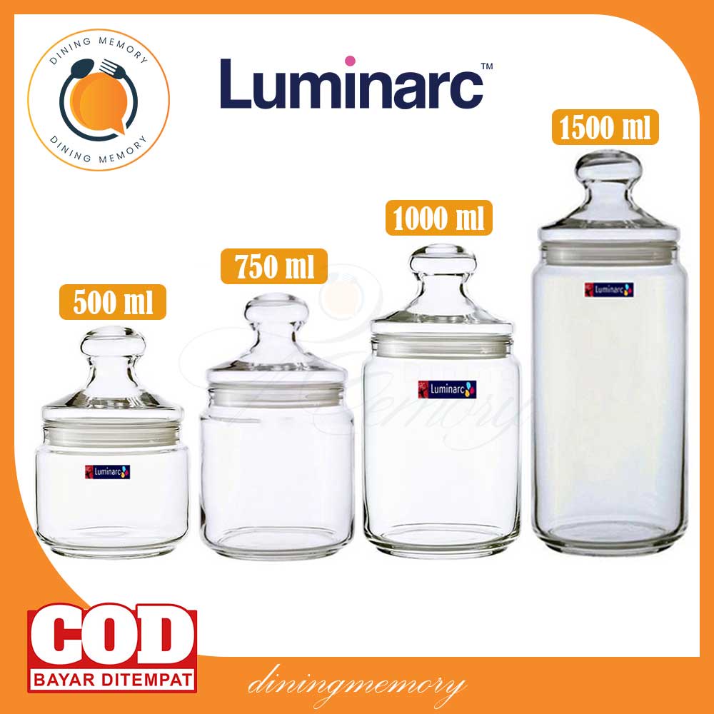 Jual Luminarc Toples Kaca Polos Club Jar per Pcs | Shopee Indonesia