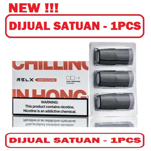 Jual RELX Pods Electric Liquid Cigarette Flavors 1PCS - RELX Pod Liquid ...