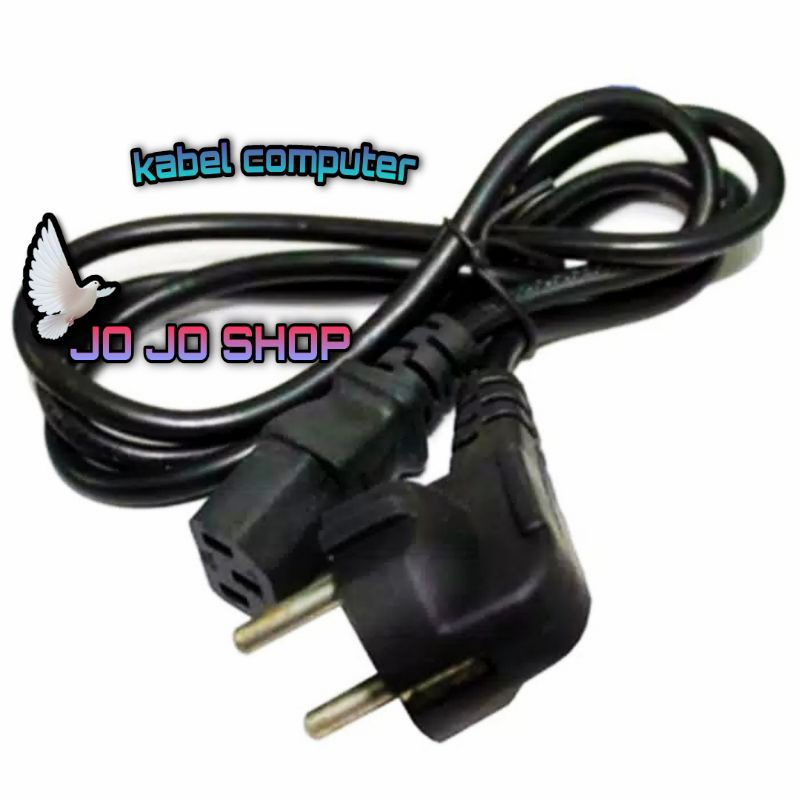 Jual Kabel Power komputer CPU power supply PC 3 lubang/ kabel mejikom ...
