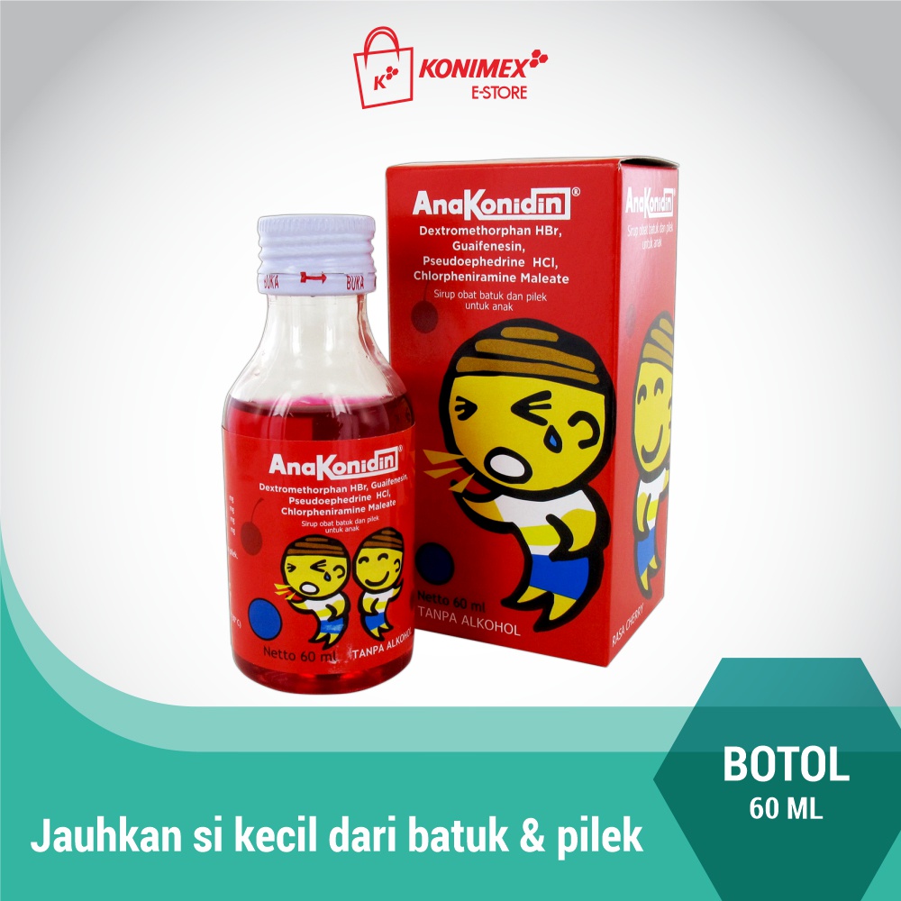Jual Anakonidin Sirup Obat Batuk Pilek 60 ml - max 5 pcs | Shopee Indonesia
