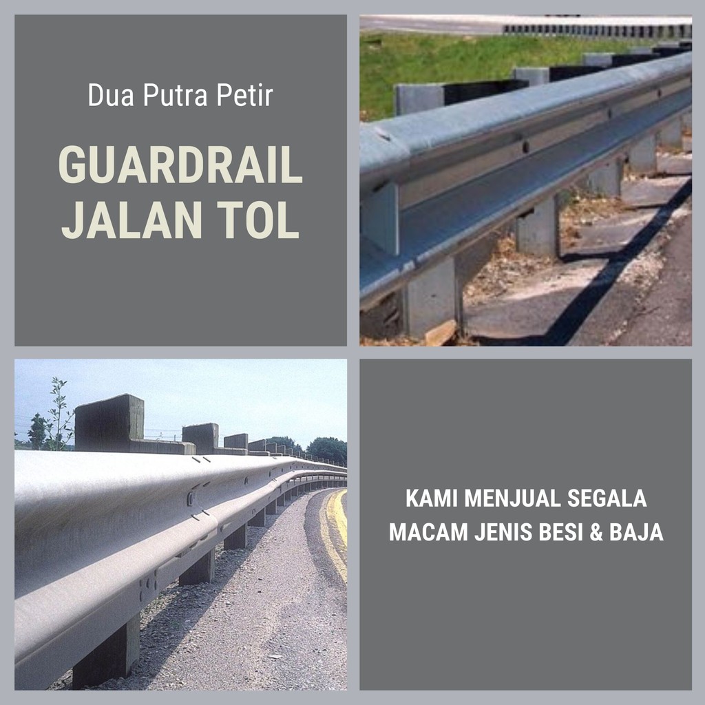 Guard Rail rambu pembatas tepi jalan tol | Shopee Indonesia