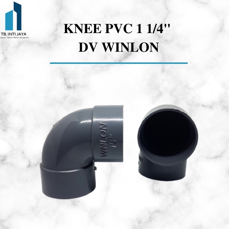 Jual KNEE PVC 1 1/4 inch DV WINLON knee elbow pvc knie knie belokan ...