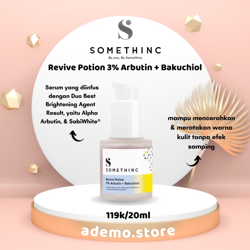 Jual Somethinc Revive Potion 3% Arbutin + Bakuchiol | Shopee Indonesia