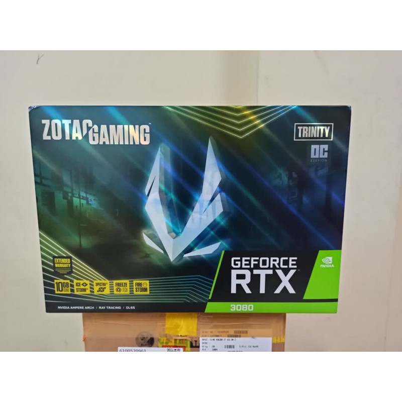 Jual Zotac Gaming Geforce RTX 3080 Trinity OC 10GB DDR6X 320BIT | Shopee Indonesia