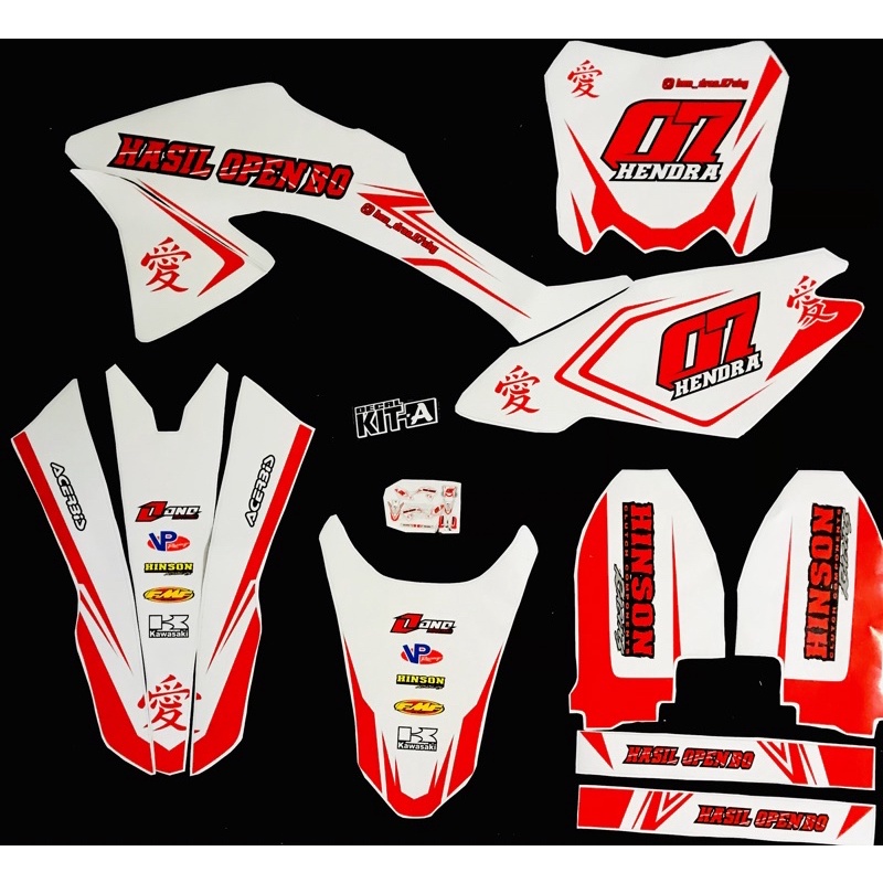 Jual Decal Stiker Klx Bf 150 Dekal Striping Sticker New Klx Bf Extreme ...