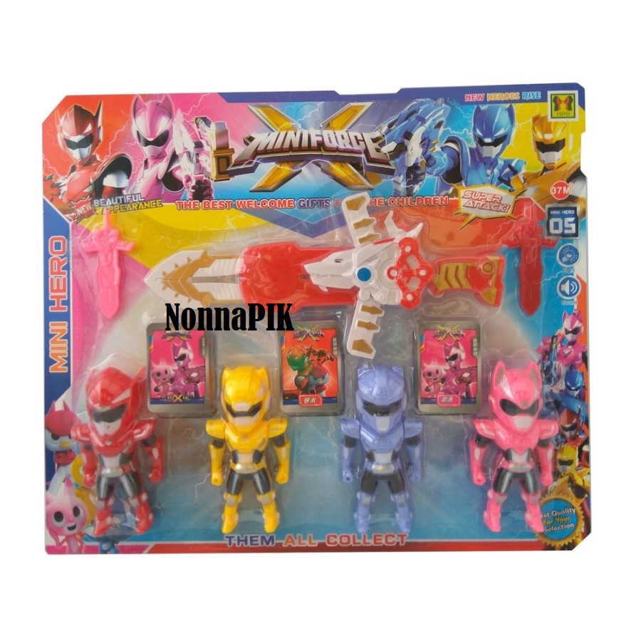 Mainan Robot Mini Force X Senjata Power Ranger 026B | Shopee Indonesia