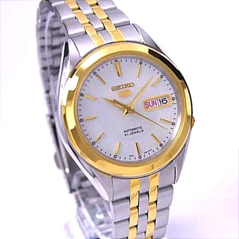 Jual Jam Tangan Pria SEIKO 5 AUTOMATIC 100% ORIGINAL Dual Tone Dial ...